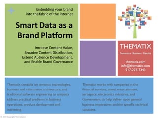 Smart data as a brand platform | PPT