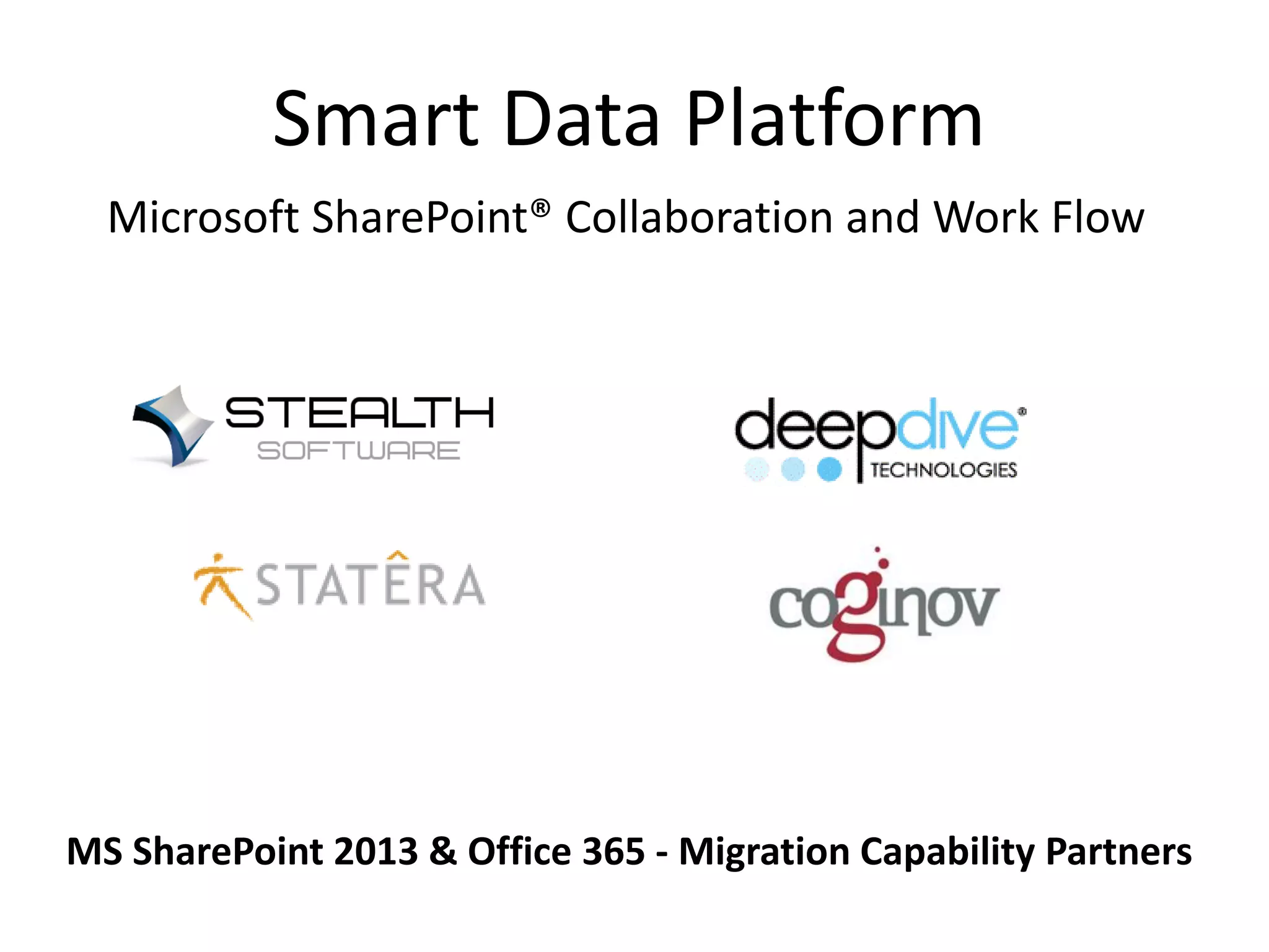 Smart data platform for big data | PPT