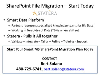 Smart data platform for SharePoint | PPT
