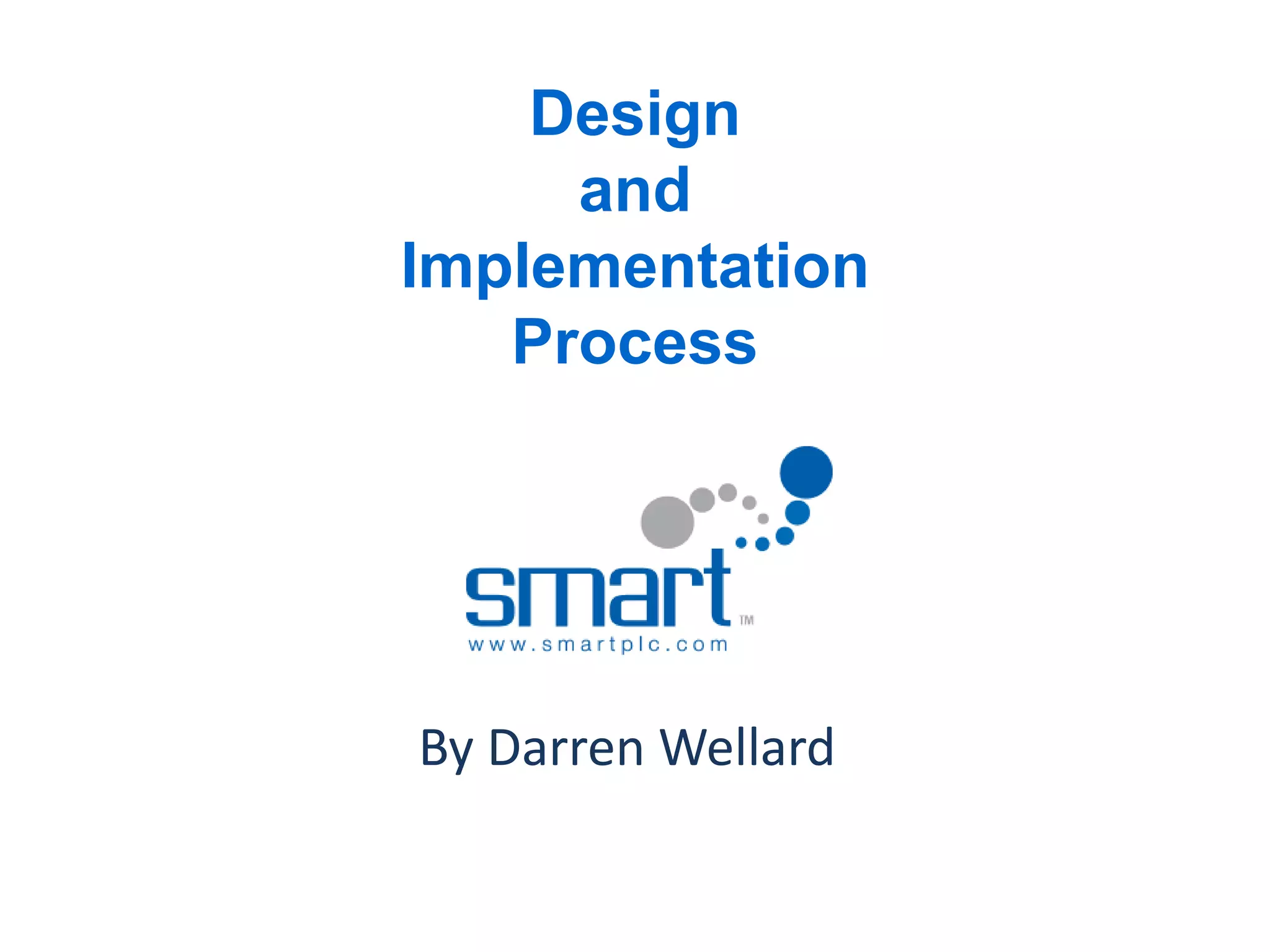 Smart Design Process Dw | PPT