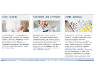 Smart disclosure ppt | PPT