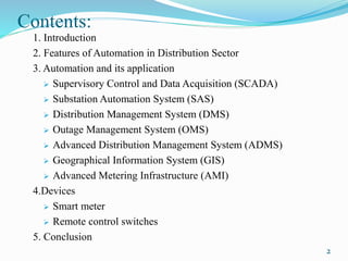Smart distribution system the need of automation & it application in ...