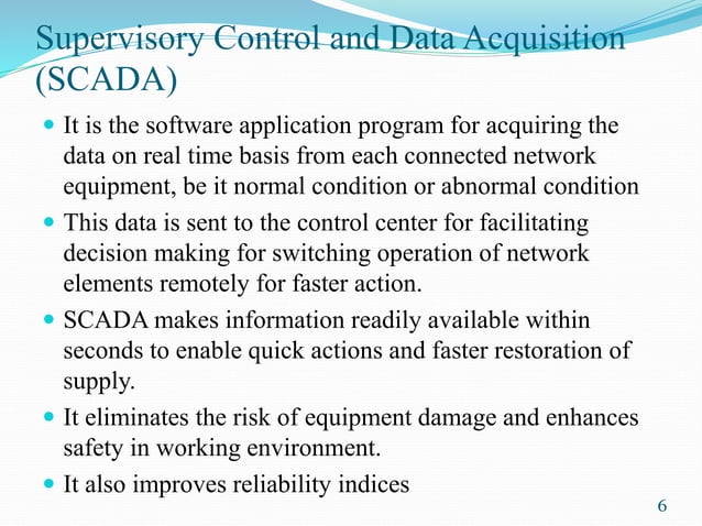 Smart Distribution System The Need Of Automation And It Application In