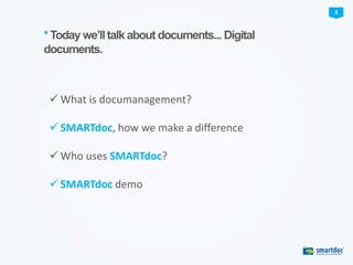 Smartdoc documanagement | PPT