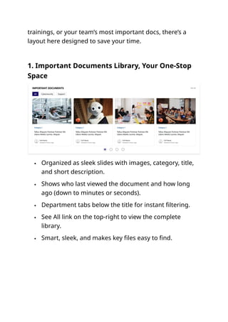 15 Modern SharePoint Document Library Web Part Layouts for Smarter File ...