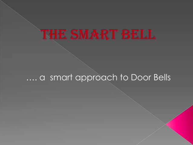 Smart door bell | PPTX