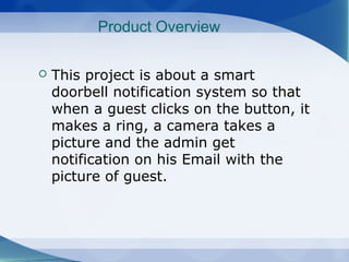 Smart doorbell - Using Raspberry pi | PPS