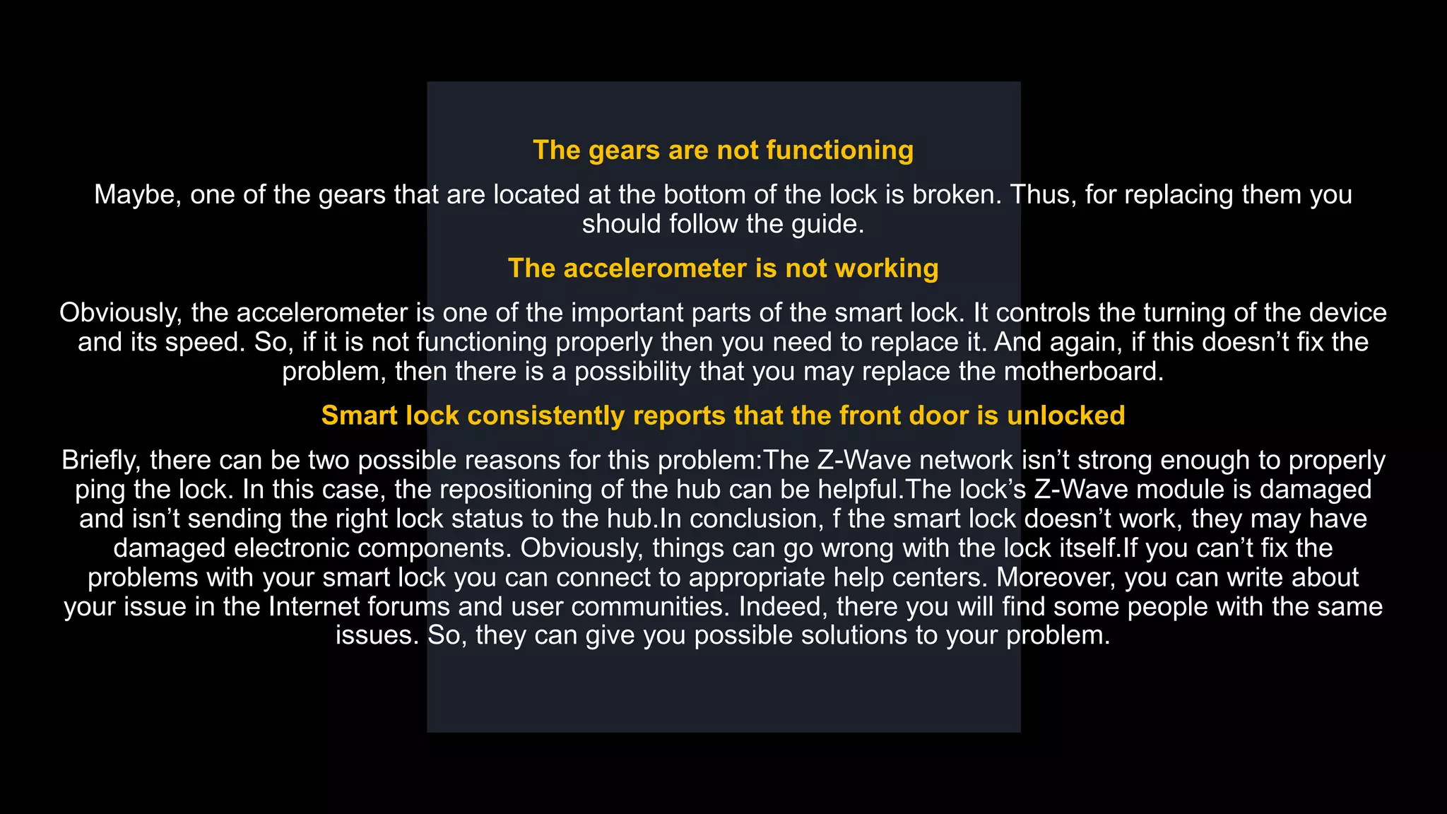 Smart door lock system | PPTX