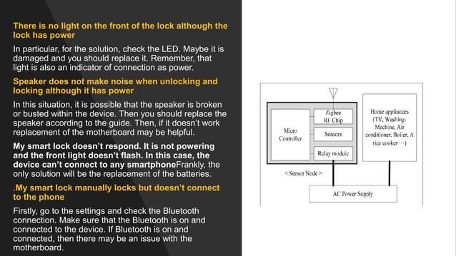 Smart door lock system | PPTX