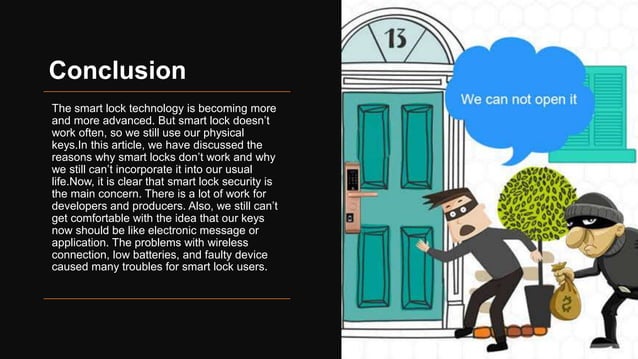 Smart door lock system | PPTX