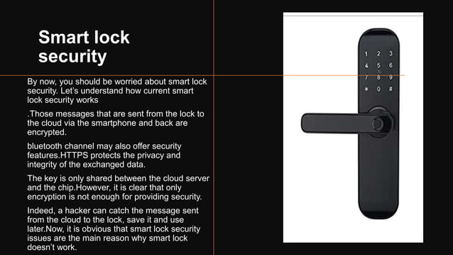 Smart door lock system | PPTX