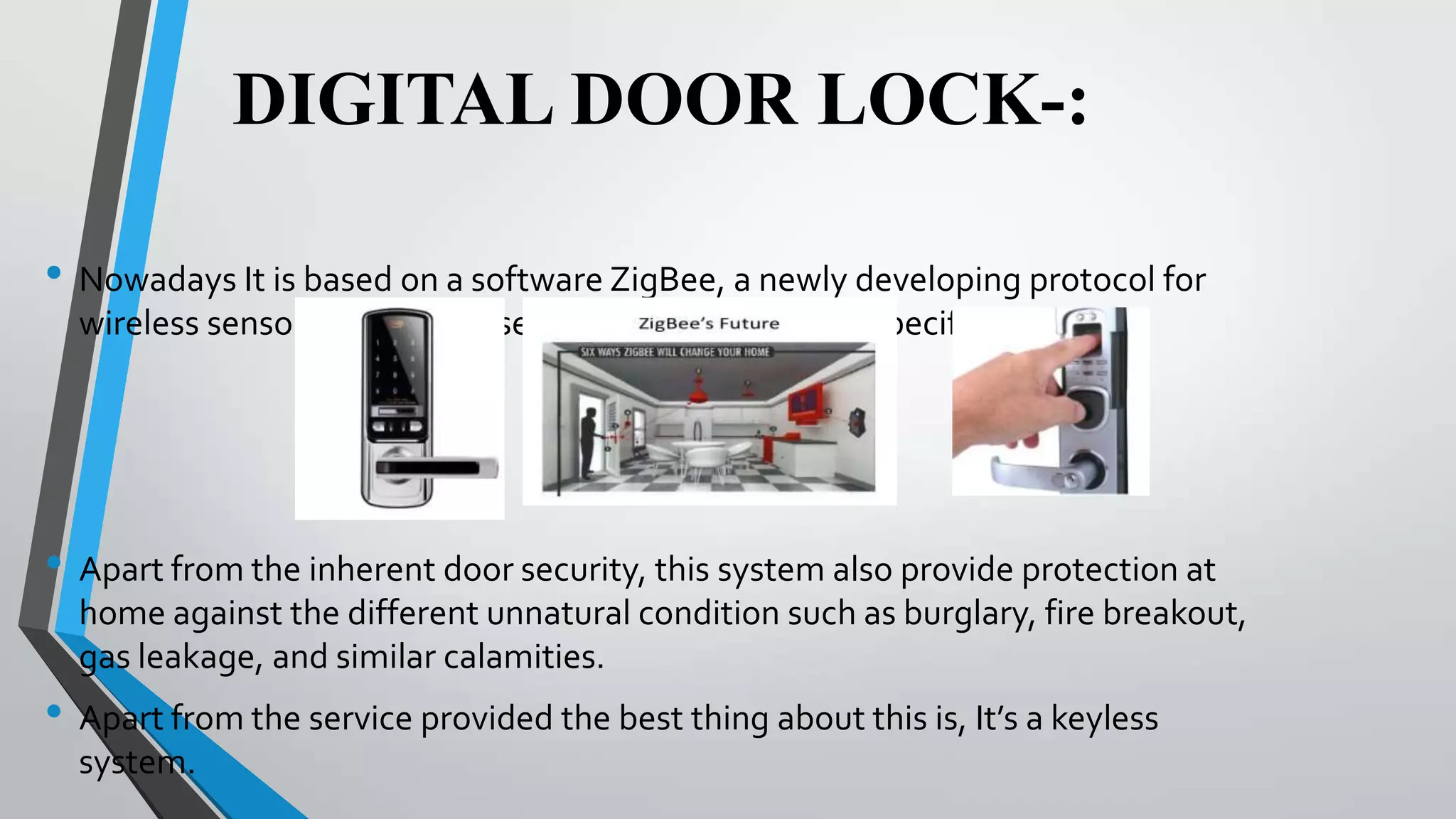 Smart digital door locking system | PPTX