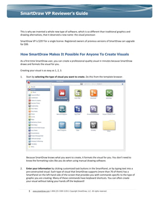 SmartDraw VP Reviewer's Guide | PDF