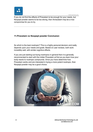 Smart drug noopept powder review, benefits, dosages & side effects(2) | PDF