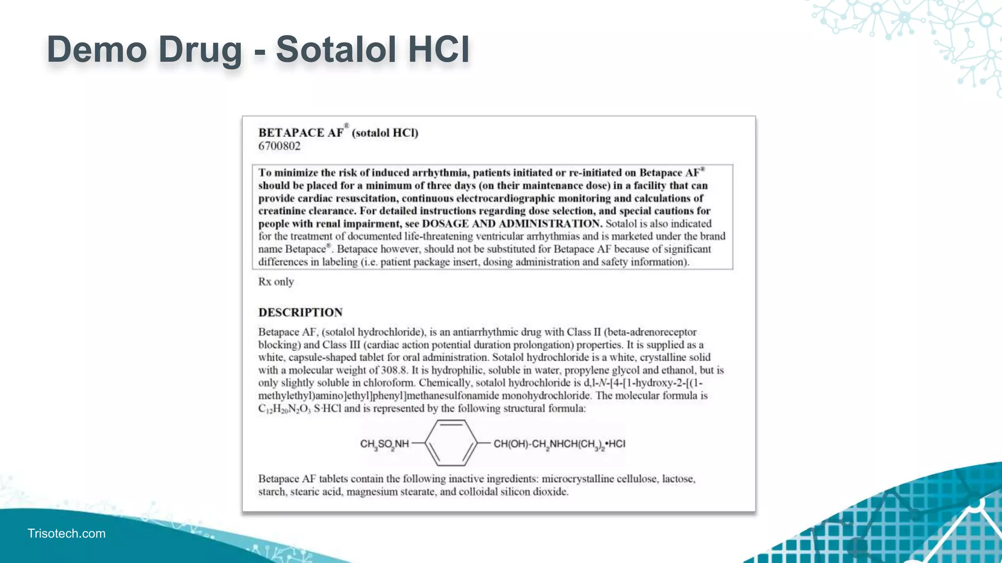 Smart Drug Package Inserts using Clinical Workflows and Decisions | PPT