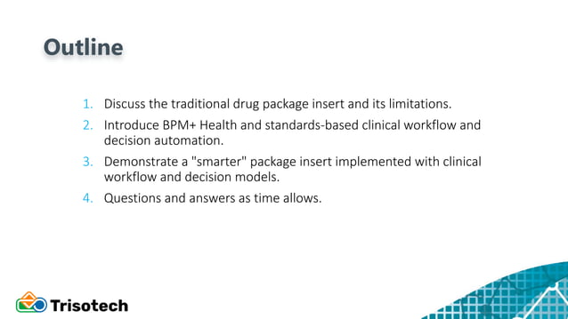 Smart Drug Package Inserts using Clinical Workflows and Decisions | PPT