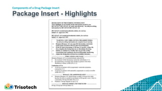 Smart Drug Package Inserts using Clinical Workflows and Decisions | PPT