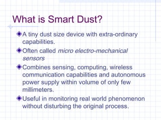 Smartdust | PPT