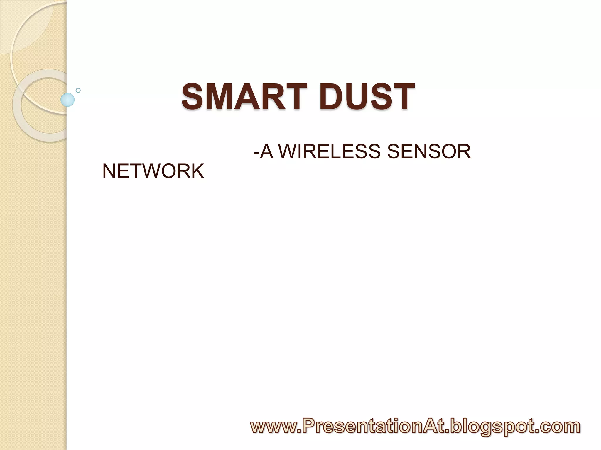 Smart dust | PPTX