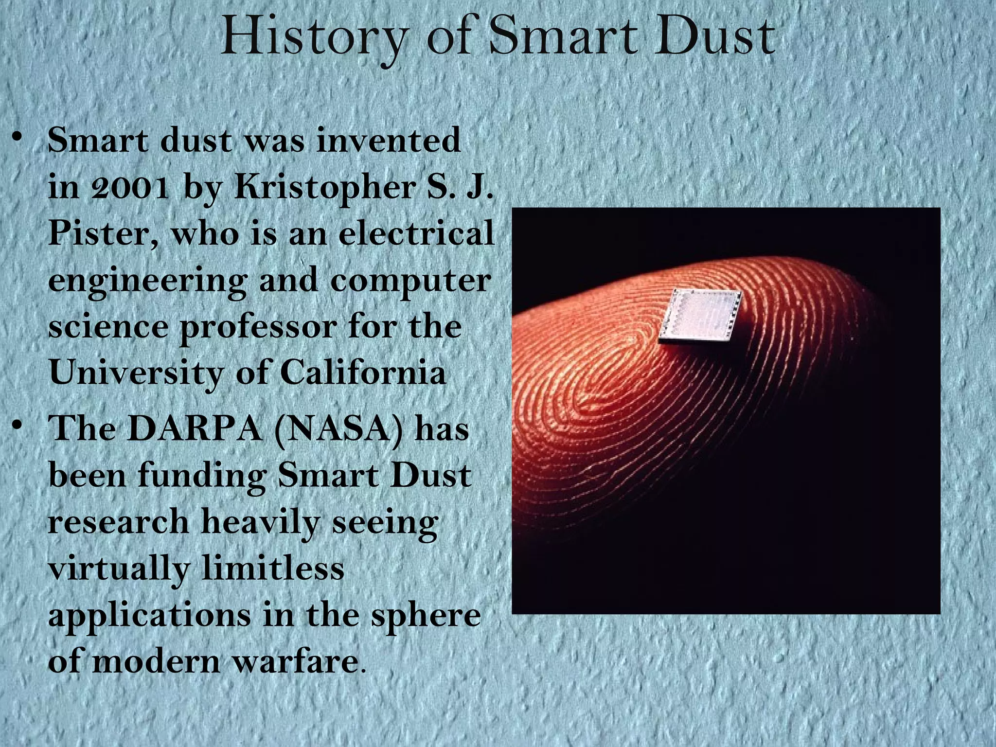 Smart dust | PPT