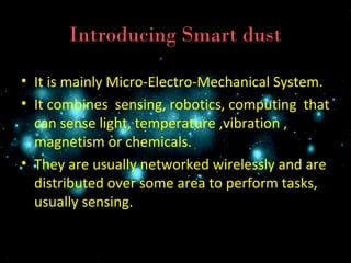 Smart dust | PPT