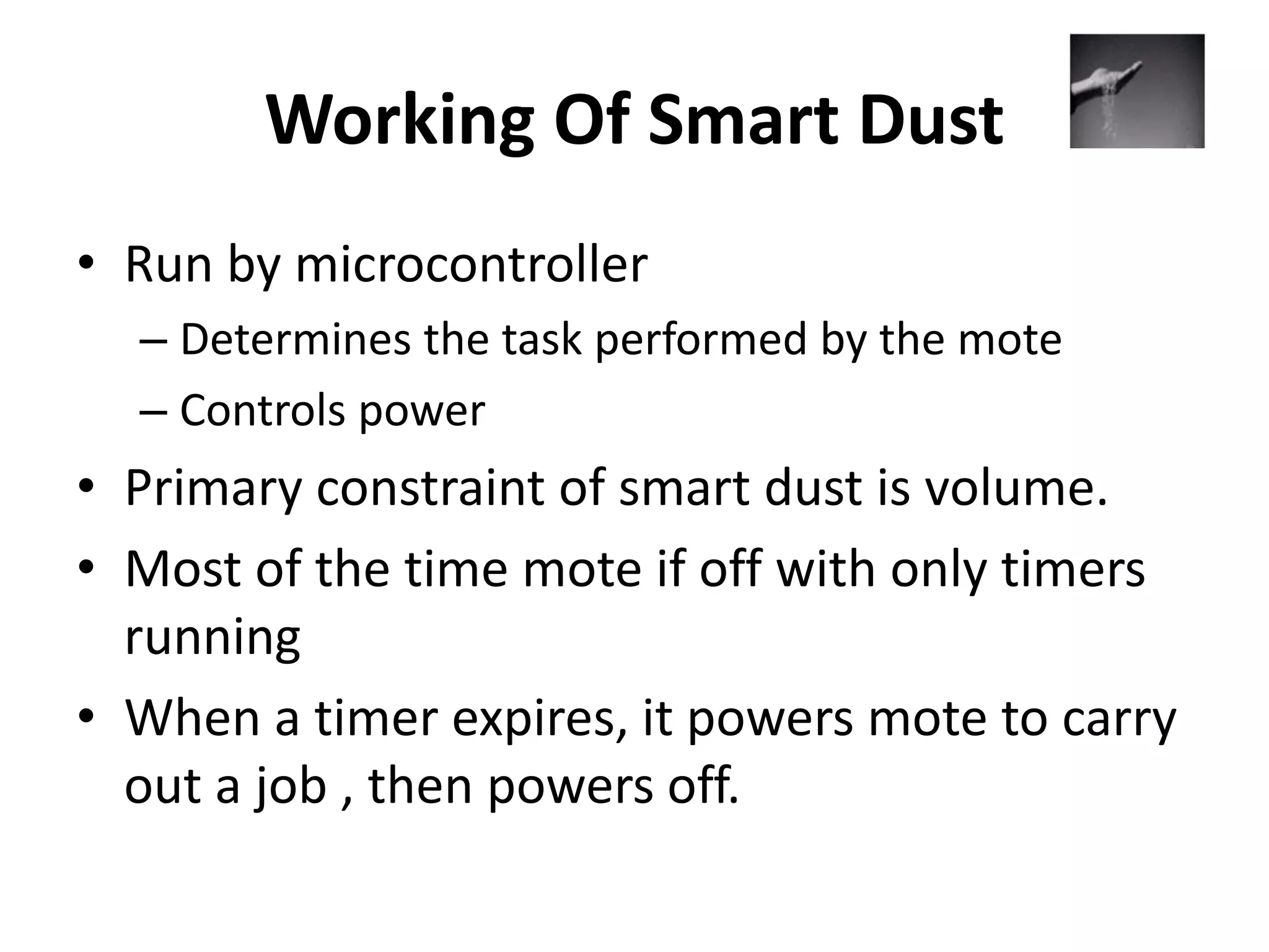 Smart dust | PPTX