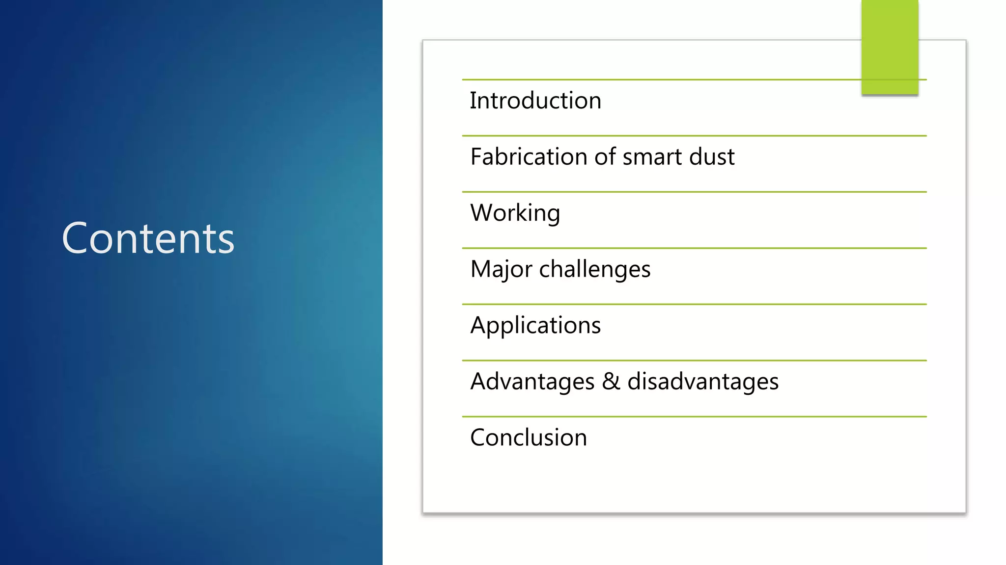 Smart dust | PPT