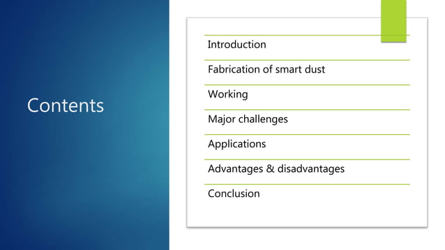 Smart dust | PPT