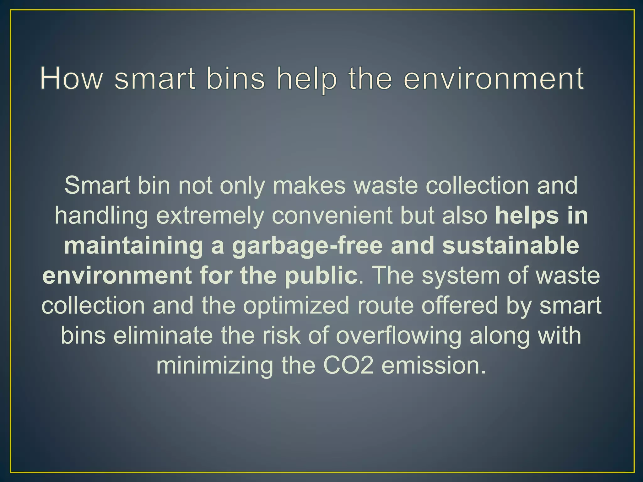 SMART DUSTBIN | PPTX