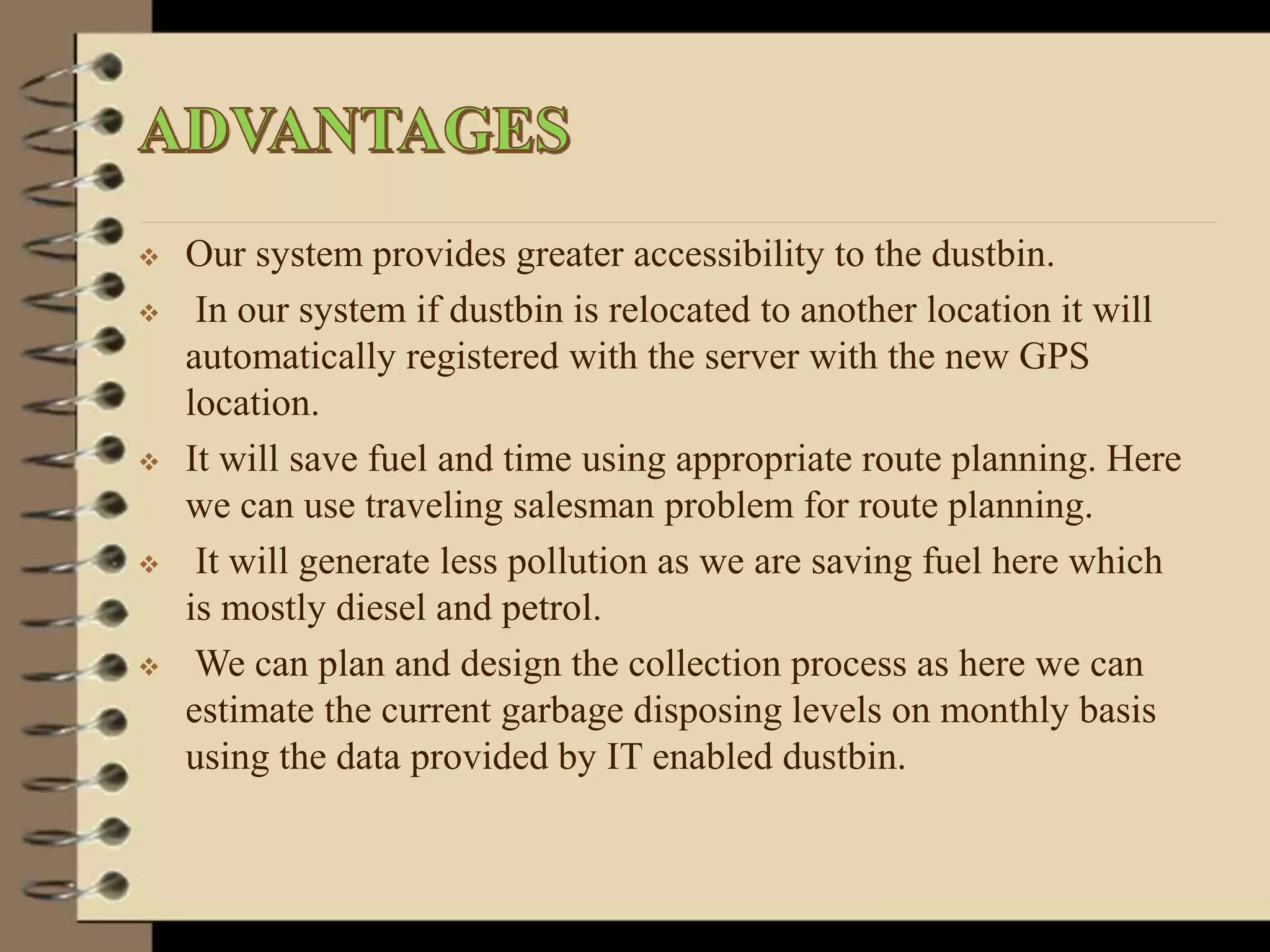 Smart dustbin for smart city | PPTX