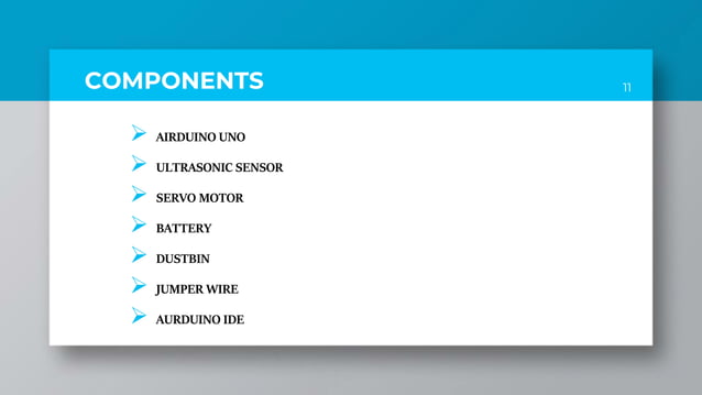 iot project Smart dustbin ppt.pptx | Home Appliances | Home & Garden