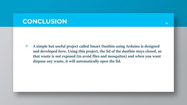 iot project Smart dustbin ppt.pptx | Home Appliances | Home & Garden