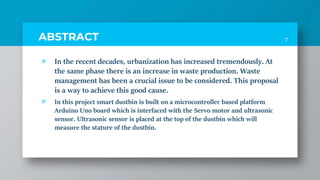 iot project Smart dustbin ppt.pptx