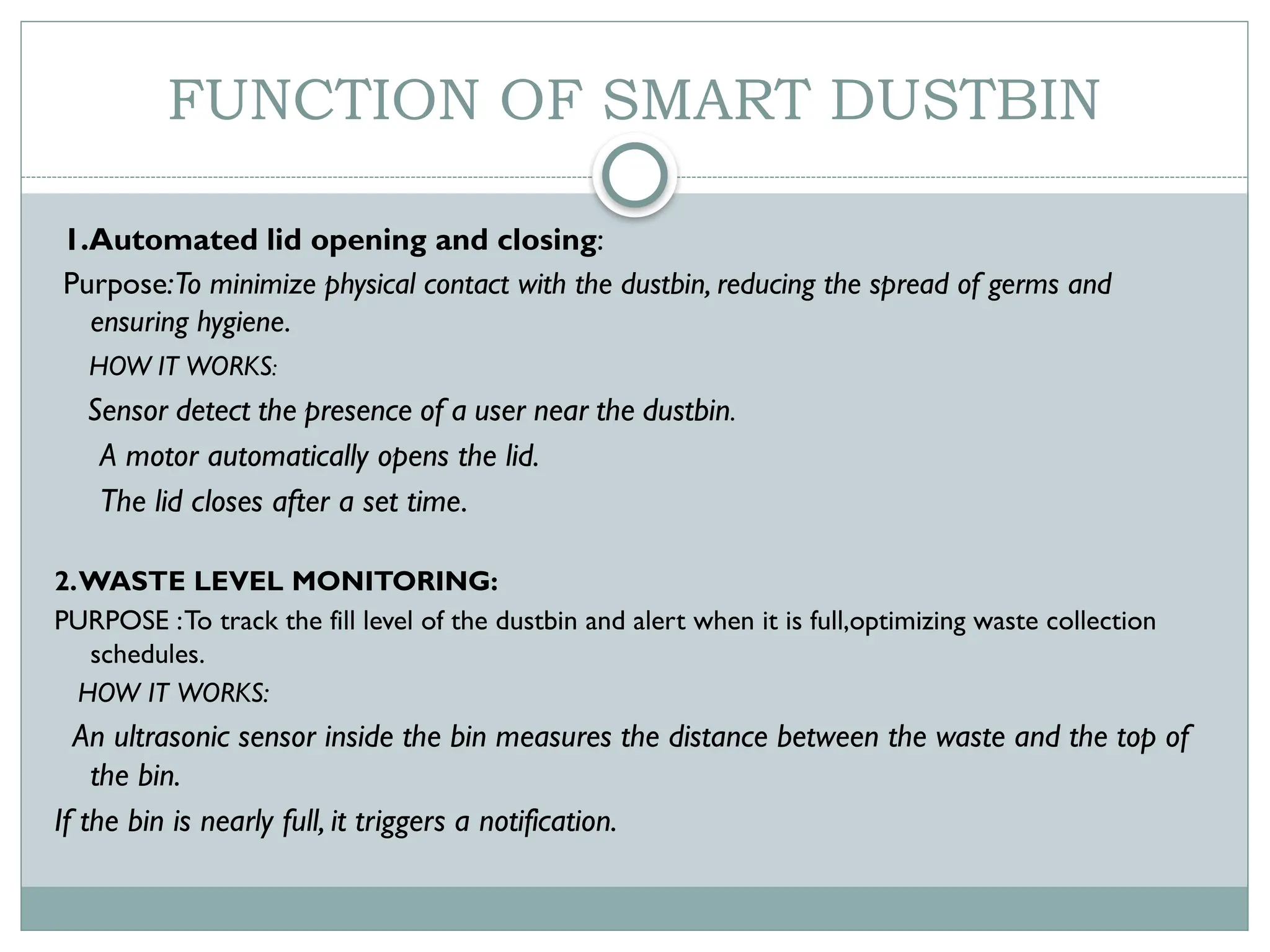 SMART DUSTBIN using iot PRESENTATION.pptx