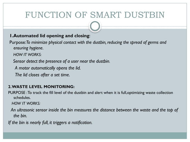SMART DUSTBIN using iot PRESENTATION.pptx