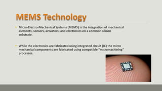 Smart dust using mems | PPTX