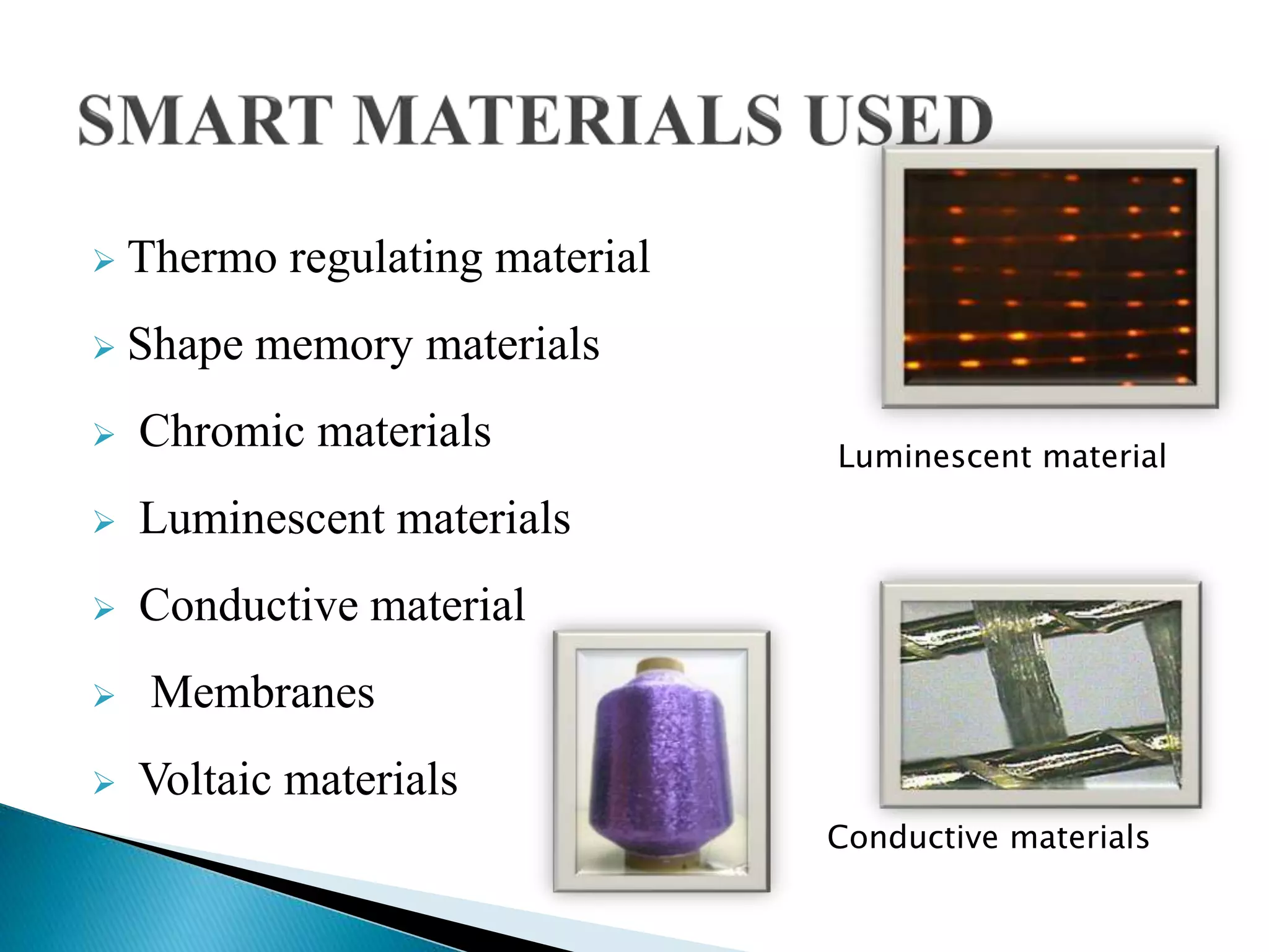 Smart electronic fabrics | PPTX
