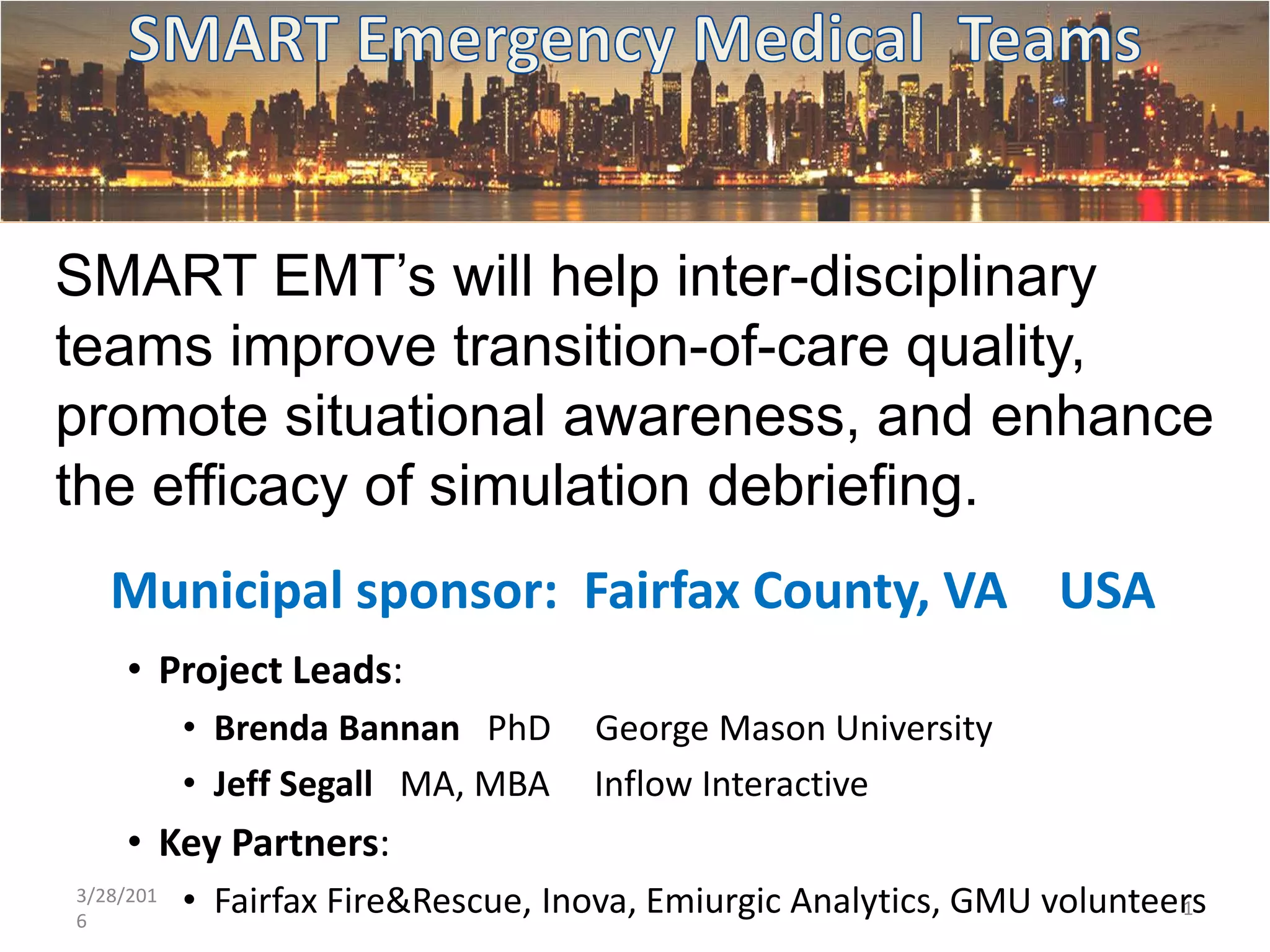 SMART Emergency Medical Teams | PDF