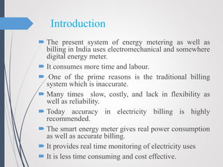 Smart energy meter (Updated) | PPTX