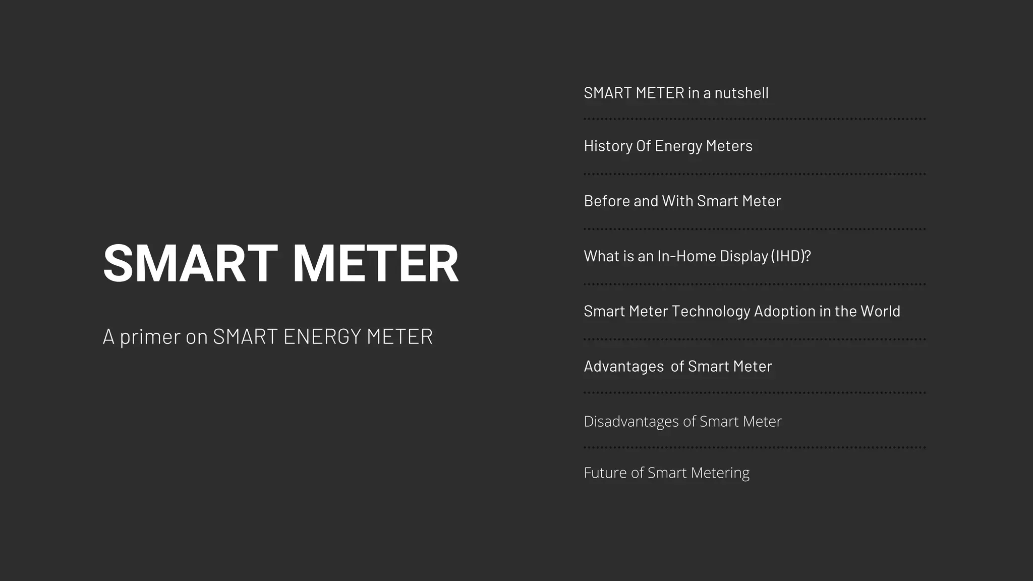 Smart energy meter ppt | PDF
