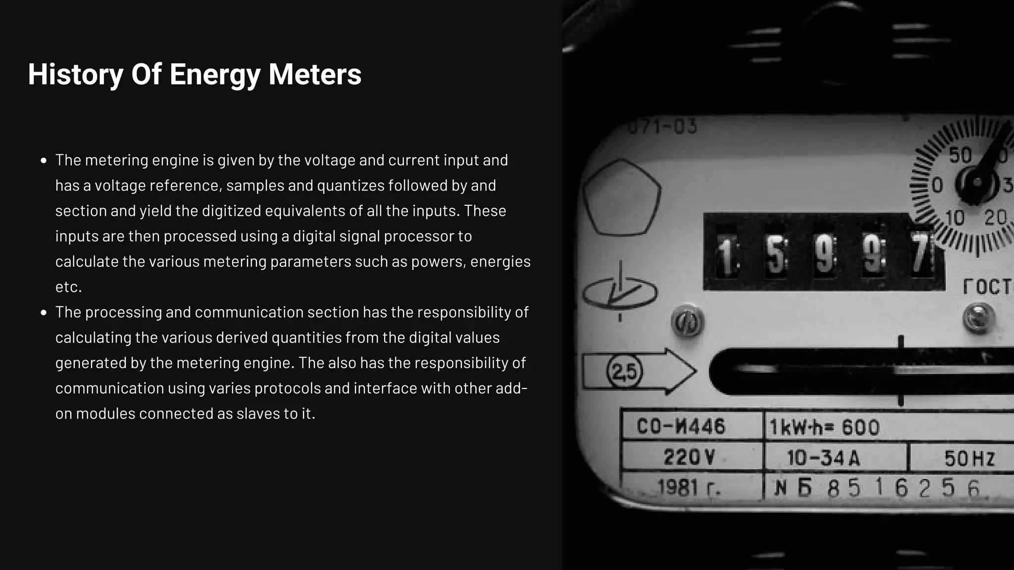 Smart energy meter ppt | PDF