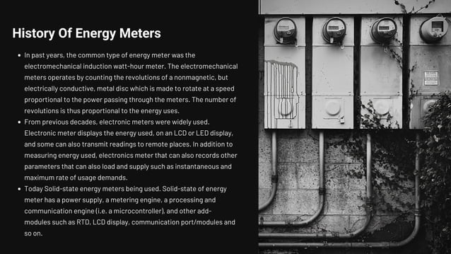 Smart energy meter ppt | PDF | Gas and Electric | Home Utilities