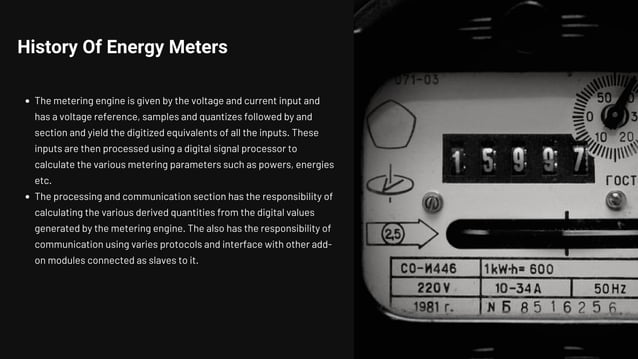 Smart energy meter ppt | PDF | Gas and Electric | Home Utilities