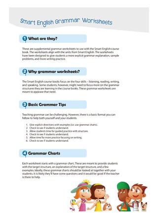 Smart English 3 Grammrksheets.pdfffbaixa | PDF