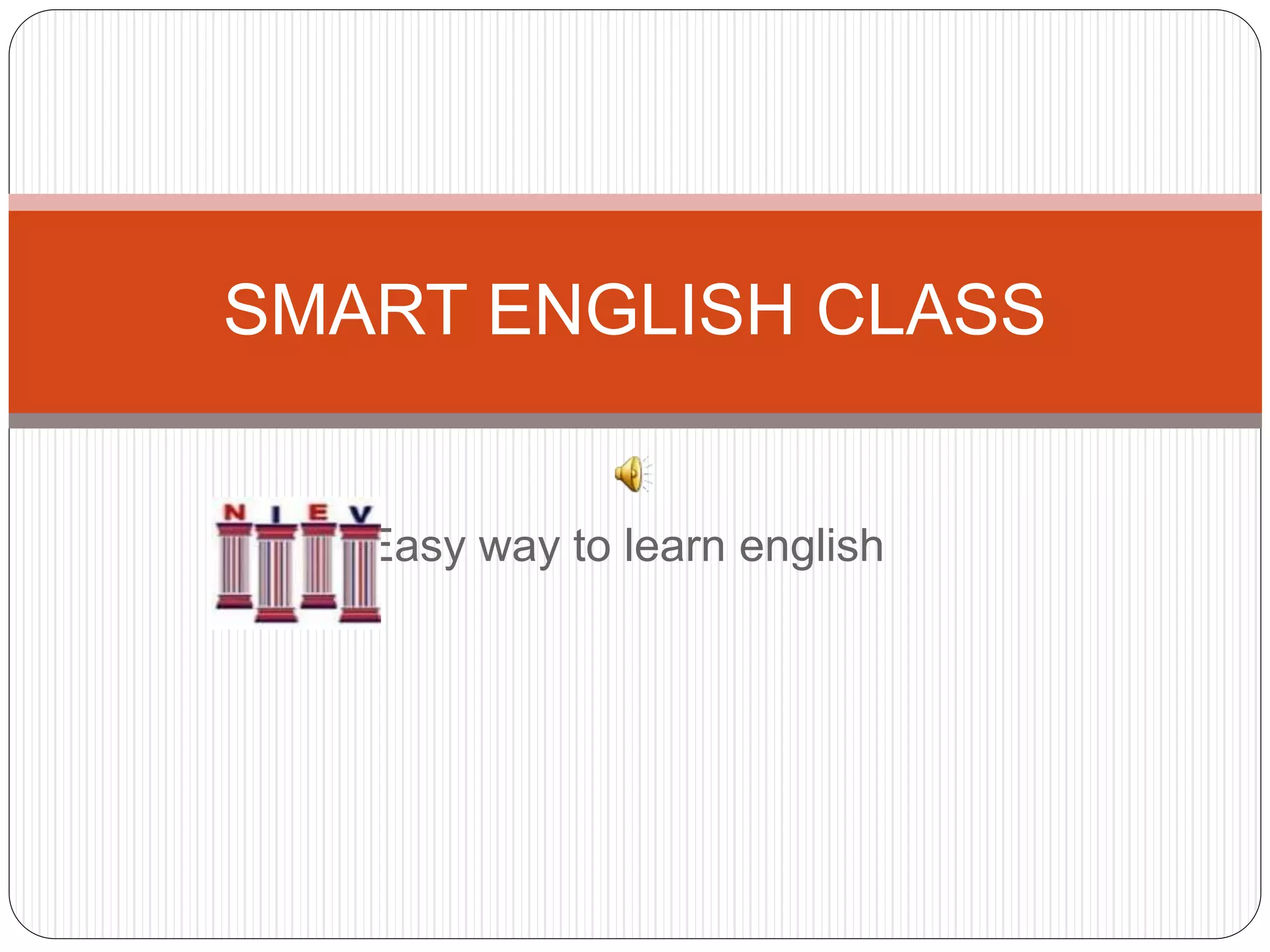 Smart english class | PPTX