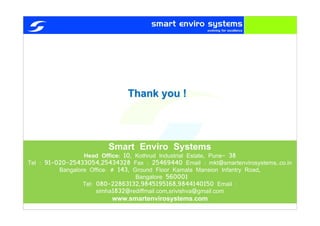 Smart Enviro Systems presentation | PDF