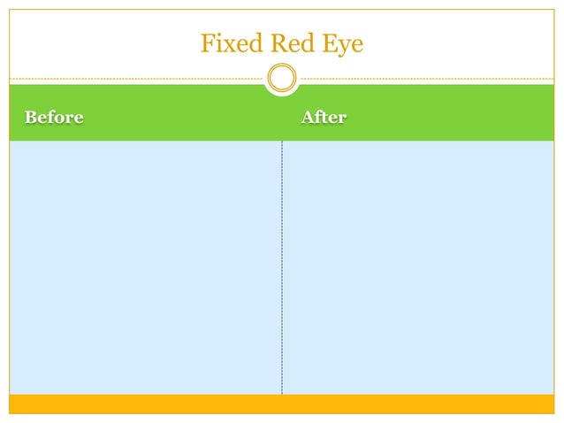 Smart erase & red eye project | PPTX