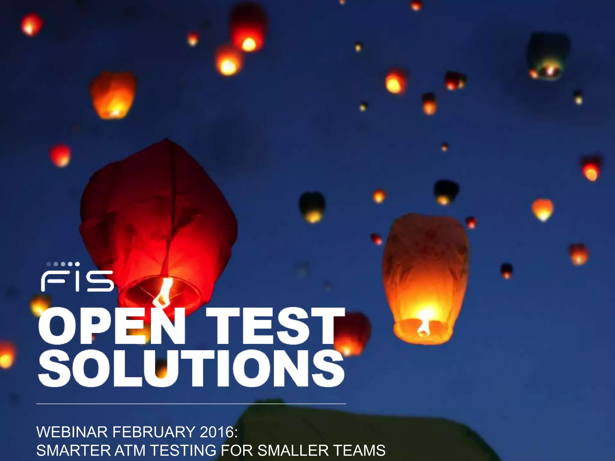 Smart ATM Testing for Smaller Teams (webinar slides) | PPTX | Business ...