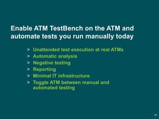 Smart ATM Testing for Smaller Teams (webinar slides) | PPTX | Business ...