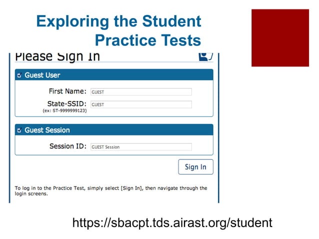Introduction to Smarter Balanced Assessment Readiness Prof Learning | PPT